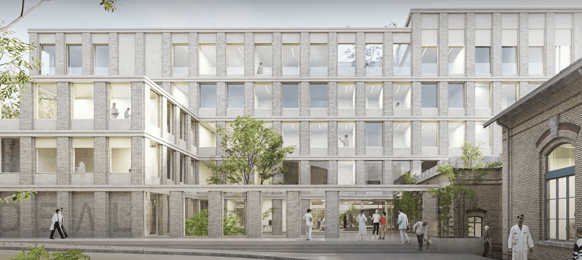 Construction of the Institute for Developmental Pathologies - Setec Opency